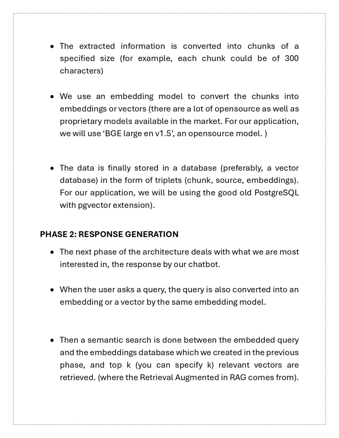 BUILDING A CUSTOM AI CHATBOT FOR YOUR BUSINESS USE CASE – Sundeus AI